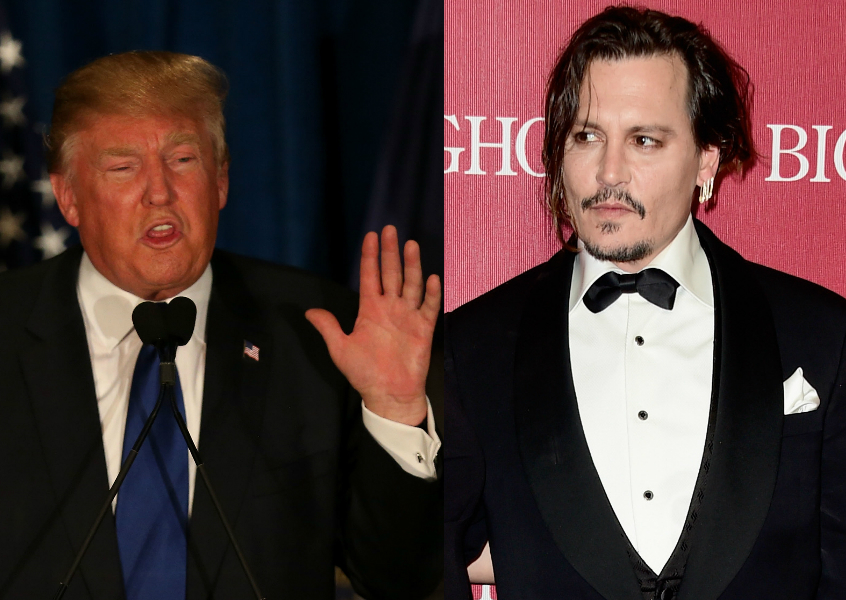 Johnny Depp se mete en la piel (y el pelo) de Donald Trump (video) - La ...