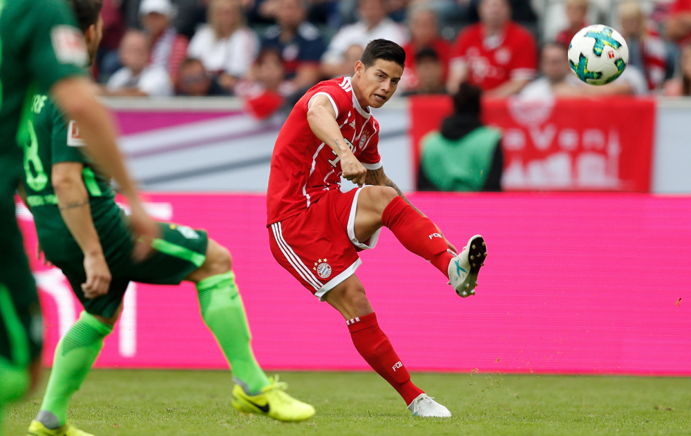 James Rodríguez debuta con Bayern Munich y obtiene su primer título ...