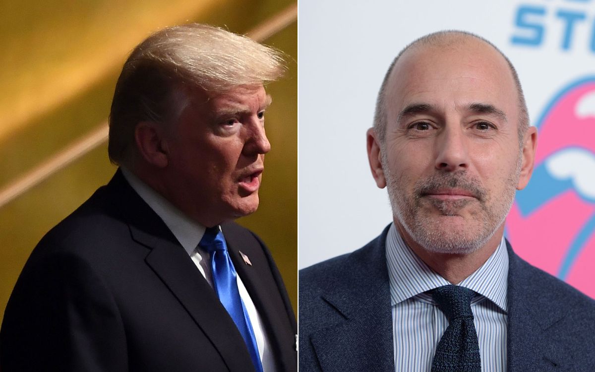 Mira quién habla: Trump se burla del despido de Matt Lauer por acoso ...