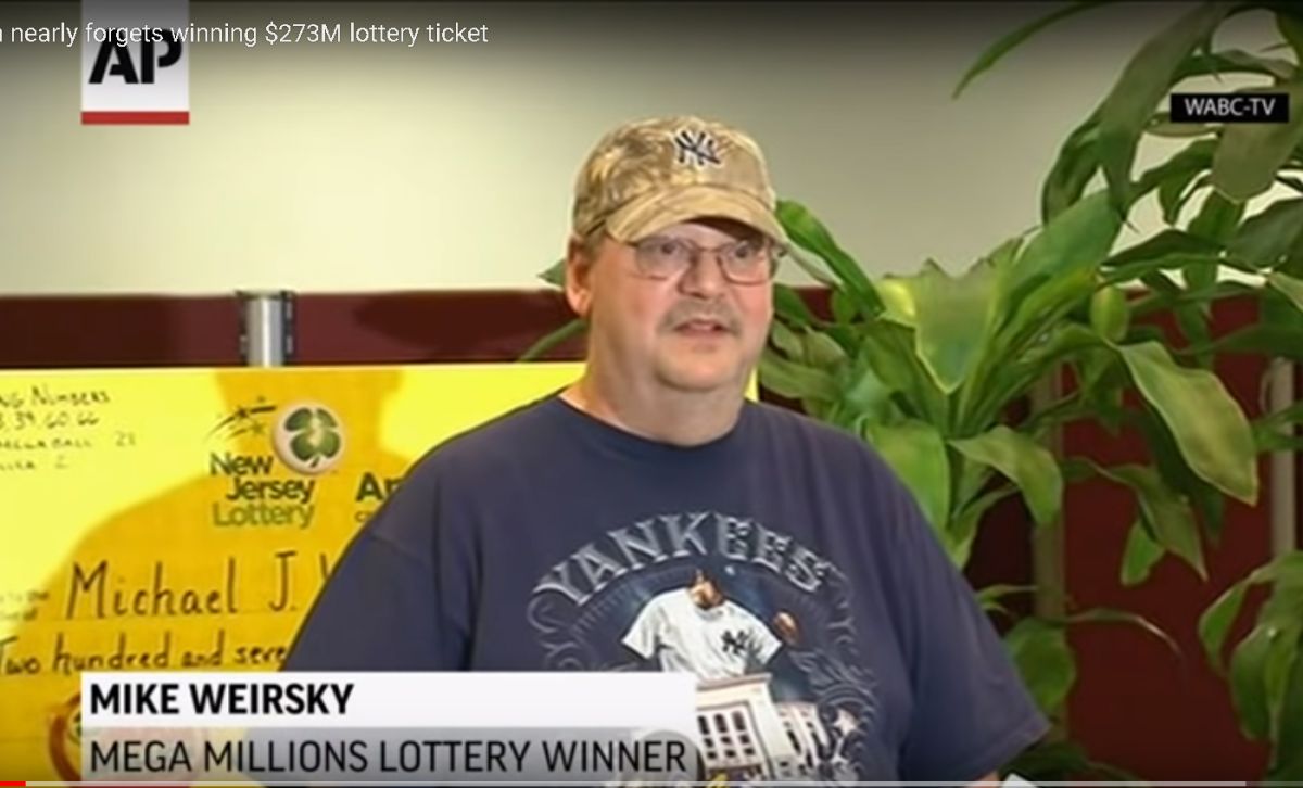 Un buen samaritano permitió a este hombre ganar los $273 millones de ...