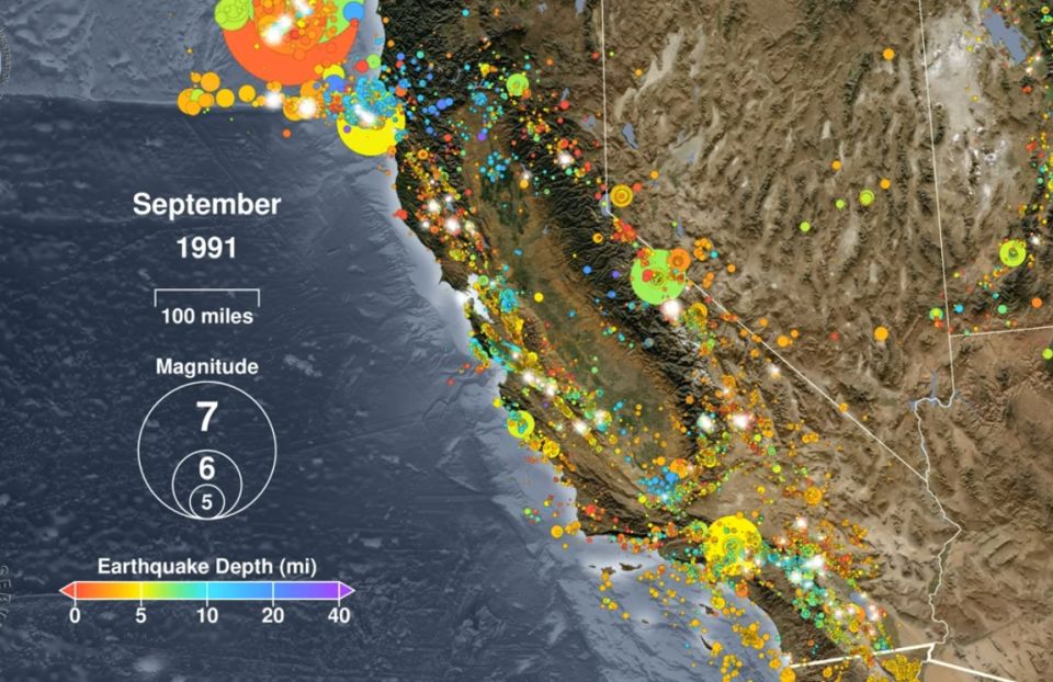 Video: 30 años de terremotos en California en un minuto - La Opinión