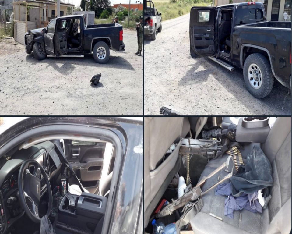 Troca ‘monstruo’ blindada y armas quitan a sicarios a unas millas del ...