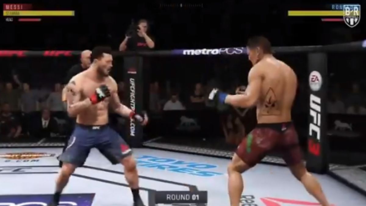 ¡Hay tiro! Así sería una pelea entre Messi y CR7 en la UFC - La Opinión
