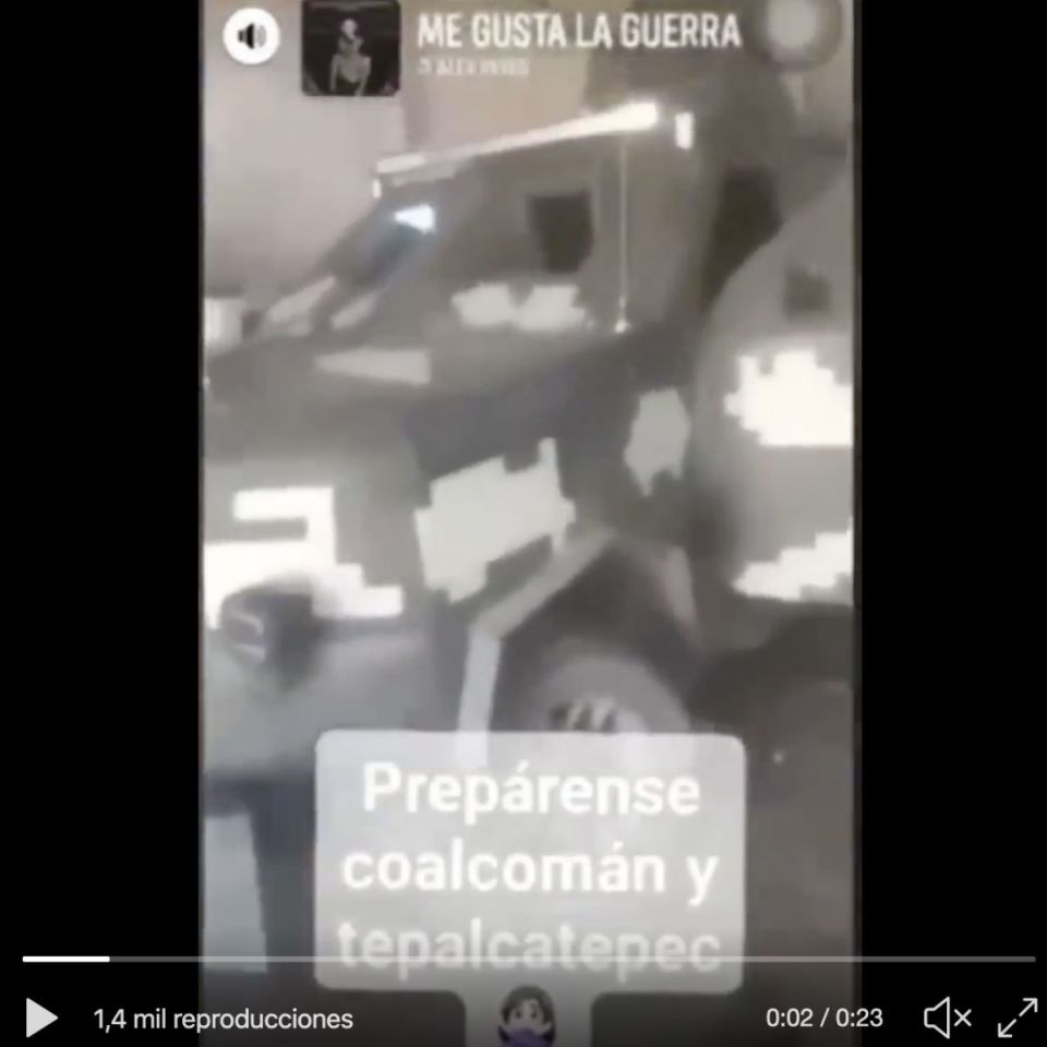 Prepárense Para La Guerra Advierte Cjng Al Mostrar Sus Trocas