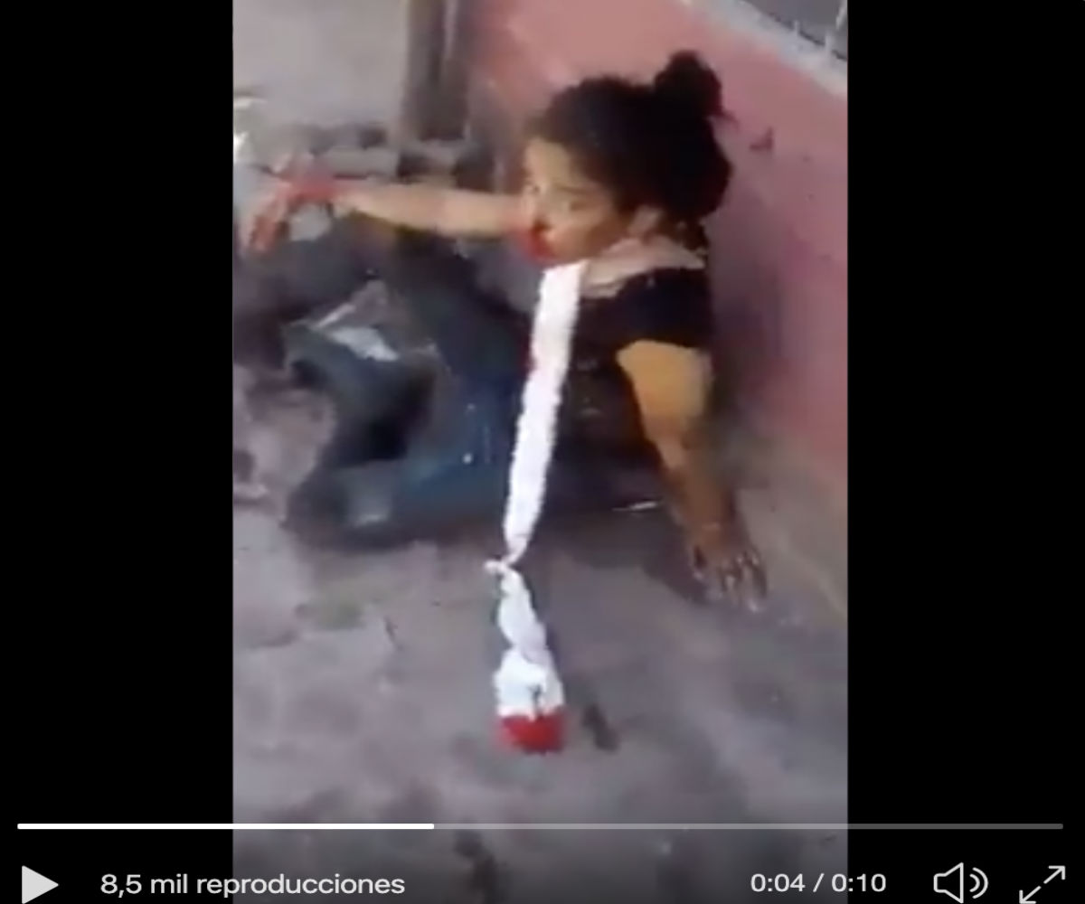 VIDEO: Los últimos momentos de la Catrina del CJNG, tenía una herida de ...