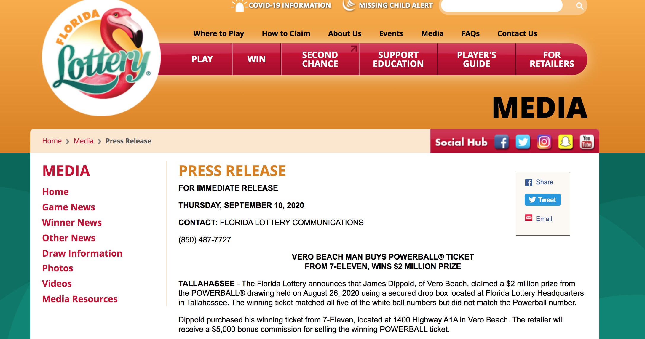 Conductor de autobús escolar gana $2 millones en la lotería con sus ...