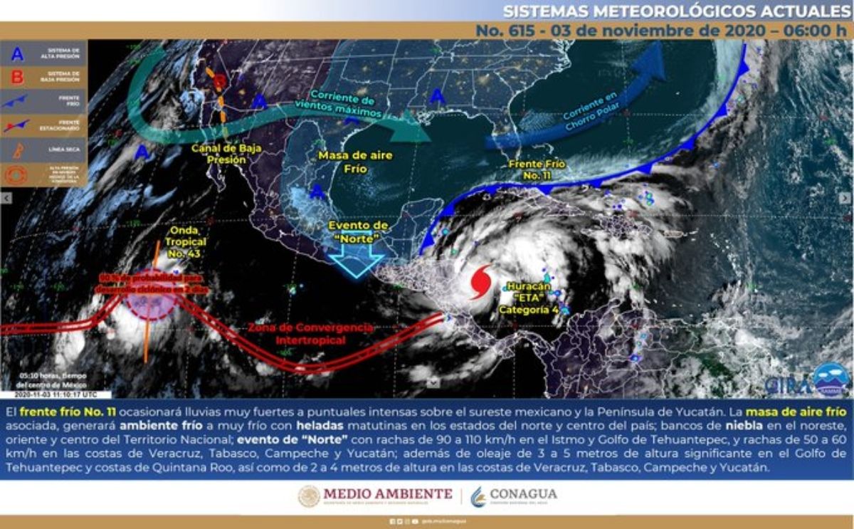 VIDEOS: Huracán Eta toca tierra en categoría 4 en el norte de Nicaragua ...