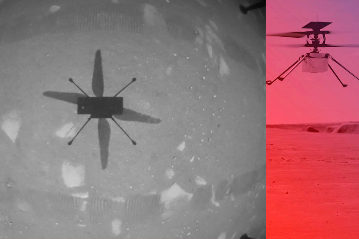 Helicóptero Ingenuity hace historia; realiza con éxito el primer vuelo ...