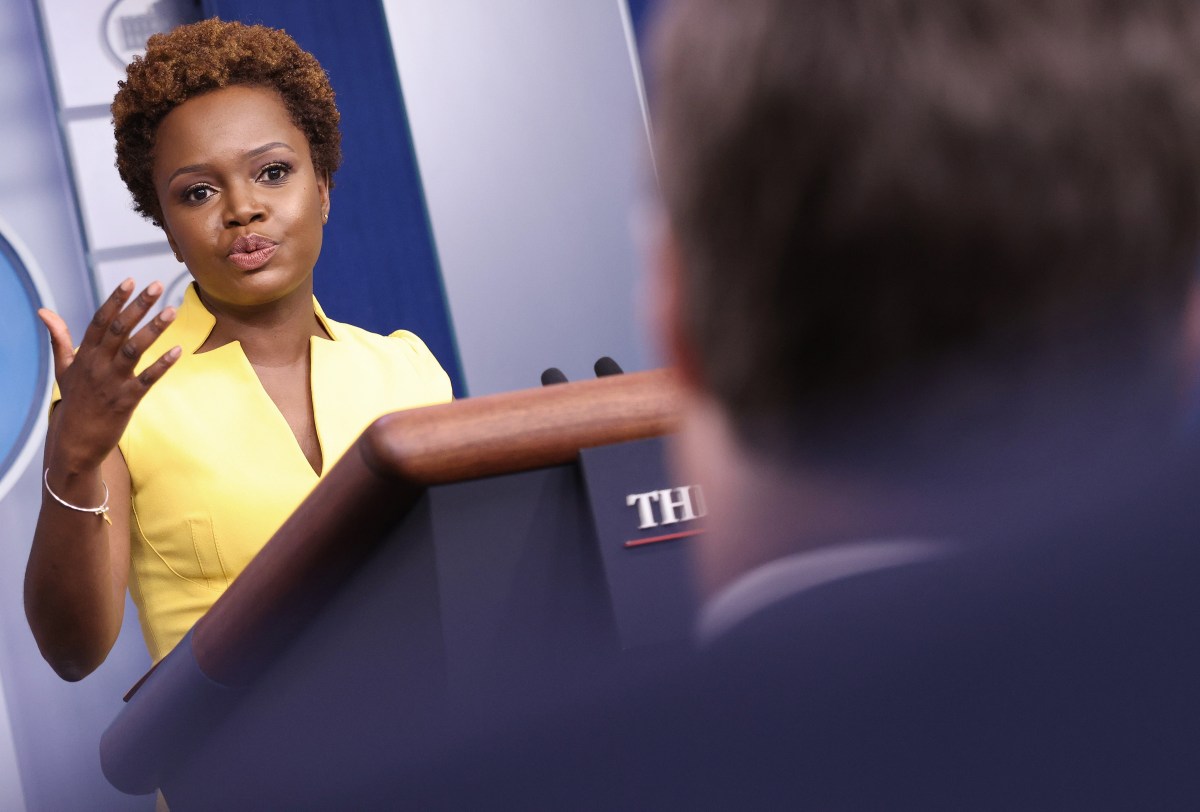 Karine Jean-Pierre se convirtió este miércoles en la segunda mujer ...