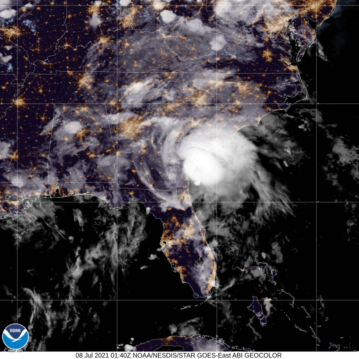 La tormenta tropical Elsa causa fuertes lluvias y un posible tornado a ...