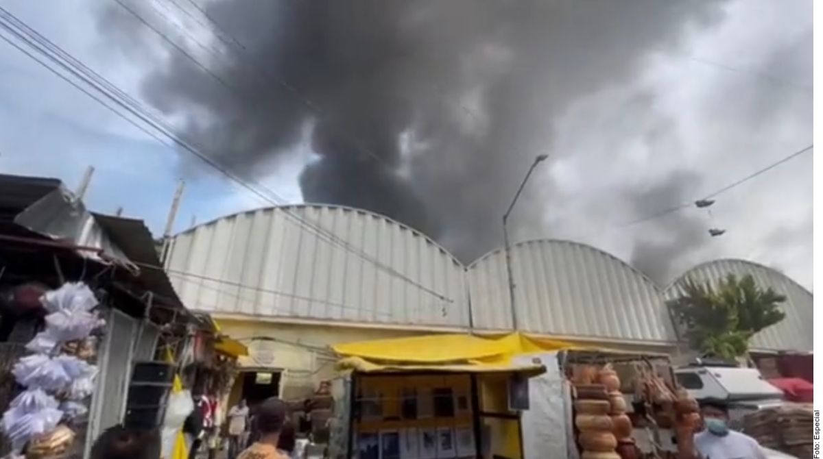 VIDEO: Se incendia el tradicional Mercado de Sonora en la Ciudad de ...