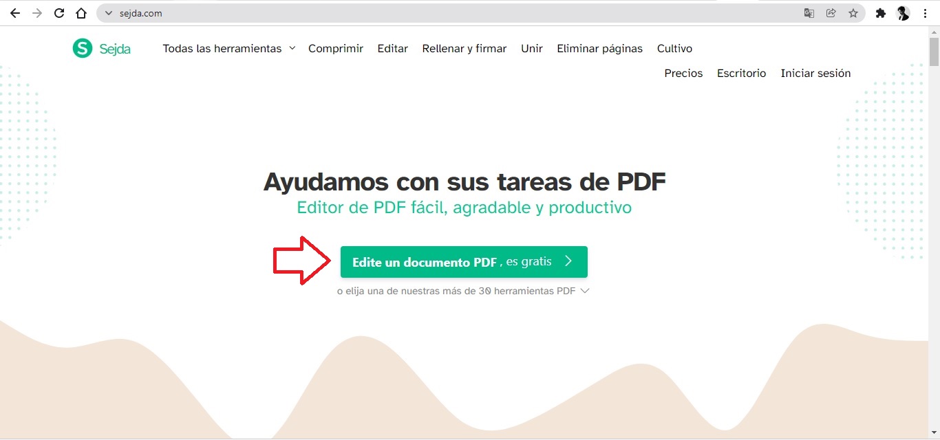 Paso a paso, cómo editar un PDF gratis en una computadora con entorno ...