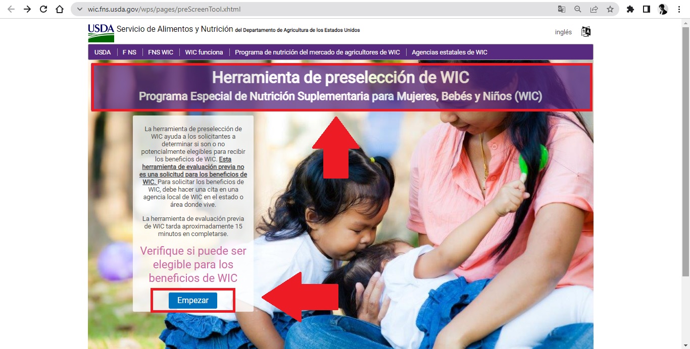 Cómo aplicar al WIC, el Programa de Nutrición para Mujeres, Bebés y ...