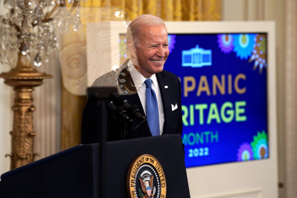 El presidente Joe Biden asiste a la celebración del Mes de la Herencia ...