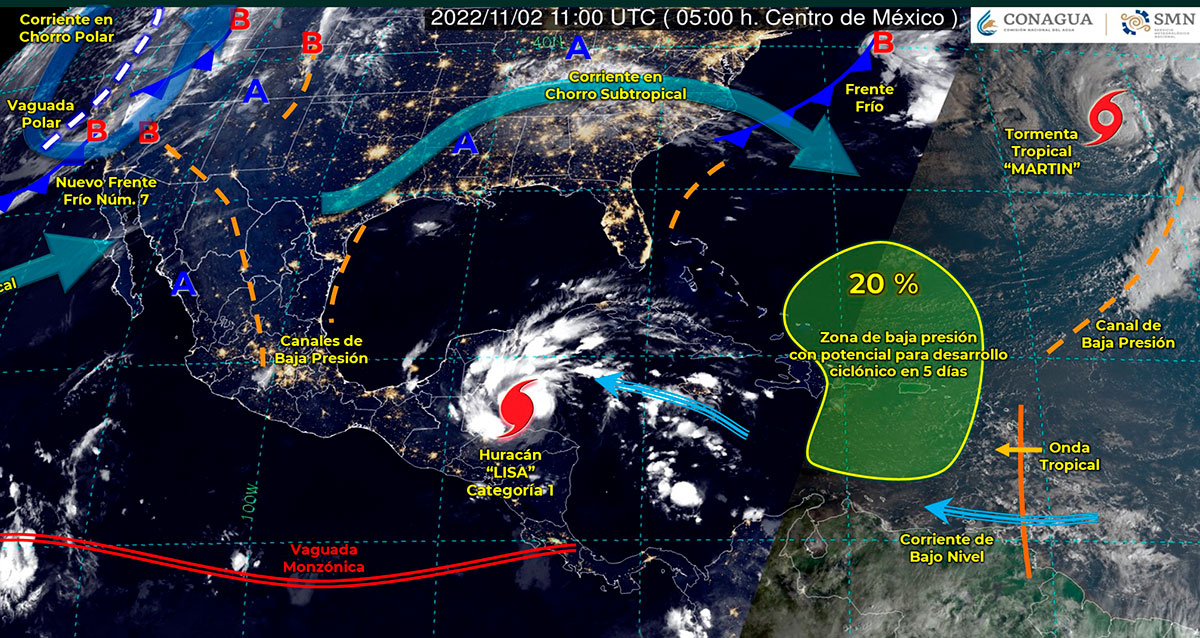 Huracán “Lisa” pone en alerta a Belice, Honduras y México - La Opinión