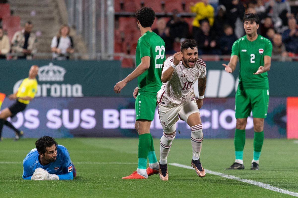 México ya le está ganando a Irak: Alexis Vega abre el marcador y ...