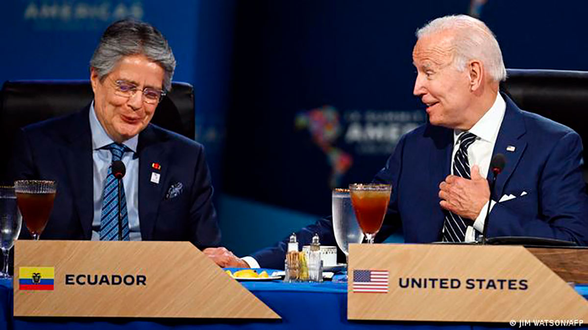 Presidente de Ecuador Guillermo Lasso propondrá a Joe Biden un tratado ...