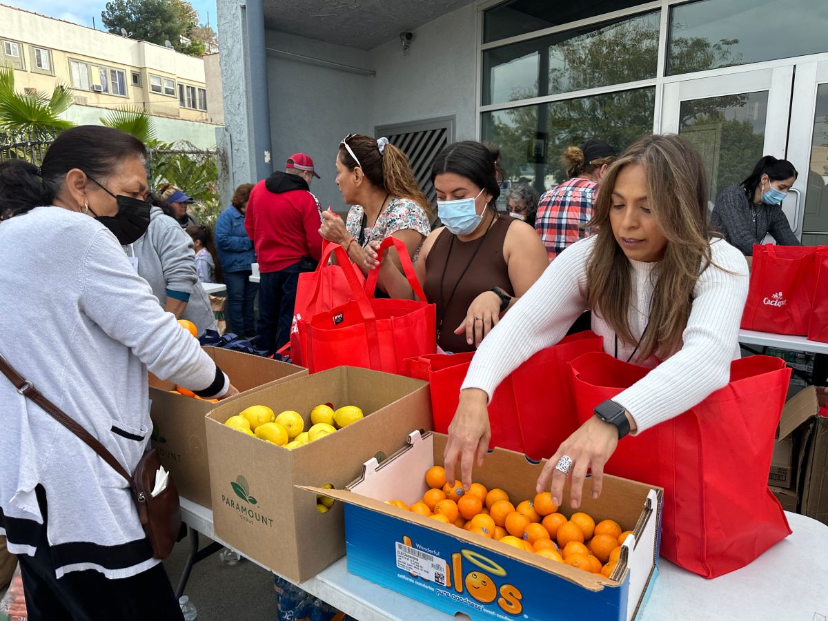 La Navidad llega al Barrio con despensas de comida como regalo para los ...
