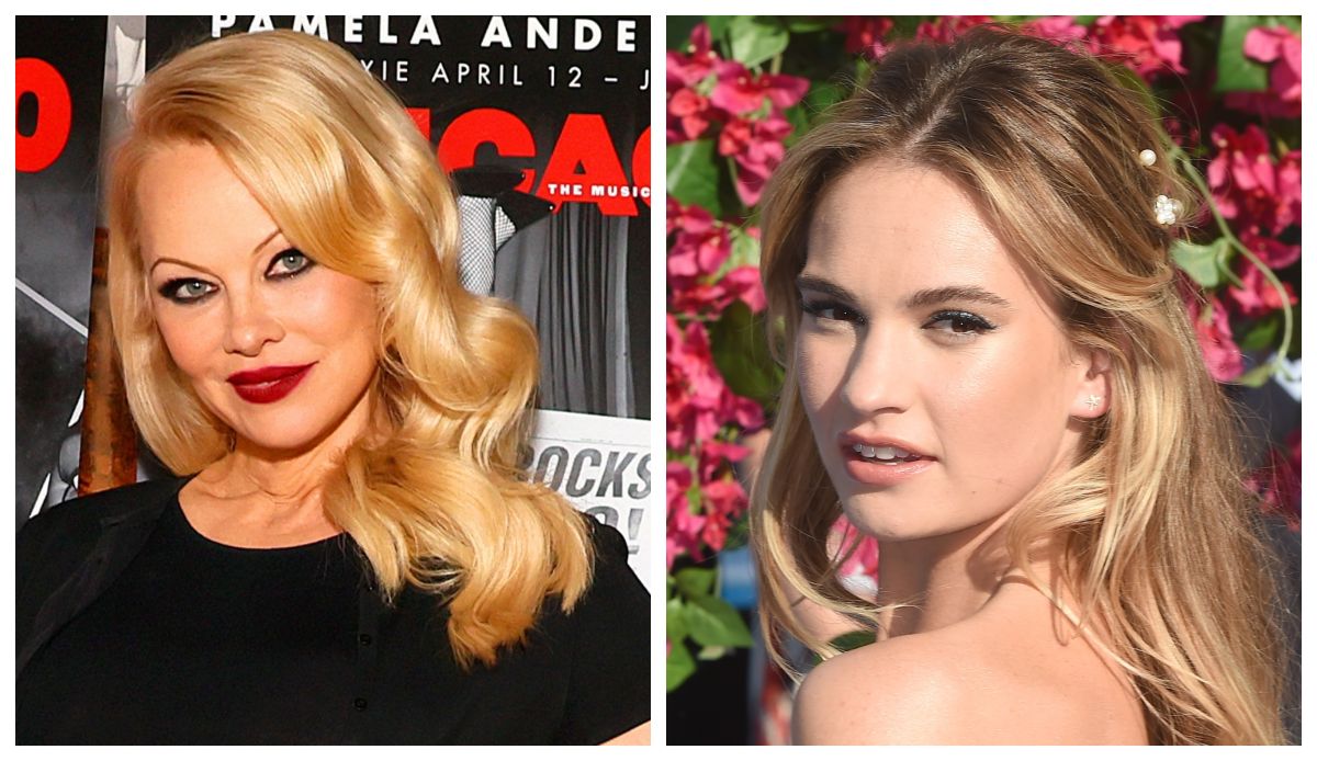 Pamela Anderson nunca leyó la carta que le envió Lily James antes de ...