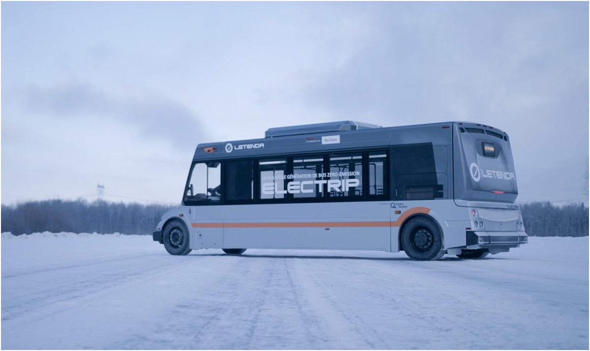 Electrip: innovador autobús eléctrico canadiense diseñado para operar ...