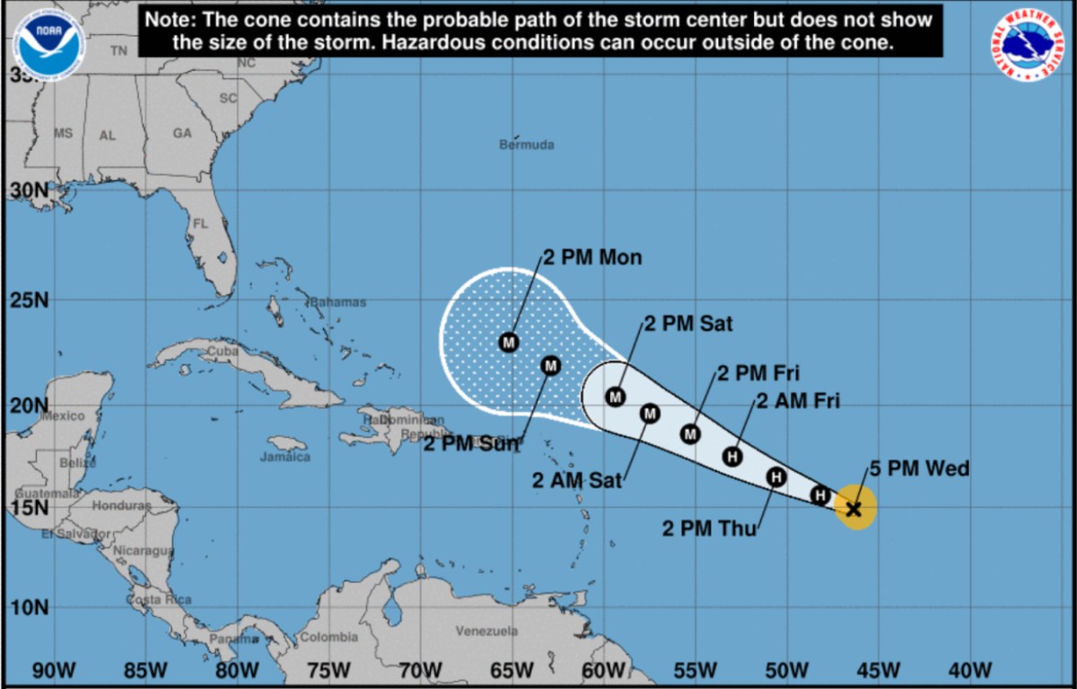 La tormenta tropical Lee ganó intensidad y ya es un huracán peligroso ...