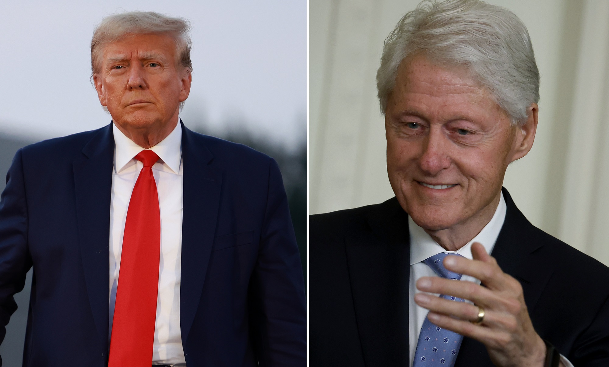 Trump y Bill Clinton en la lista de vuelos de Jeffrey Epstein - La Opinión