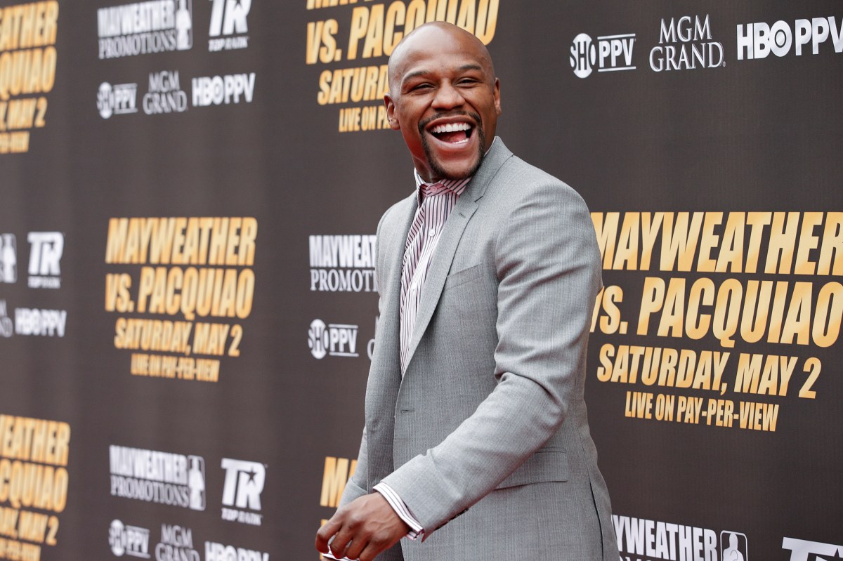 Floyd Mayweather llevará a más de 30 personas por una gran suma de ...