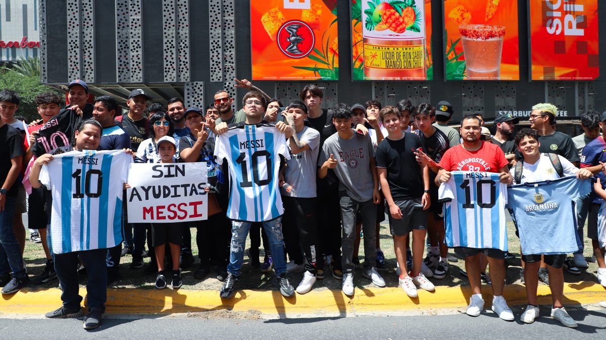Messi llegó a Monterrey y el furor que hubo en su arribo fue impactante ...