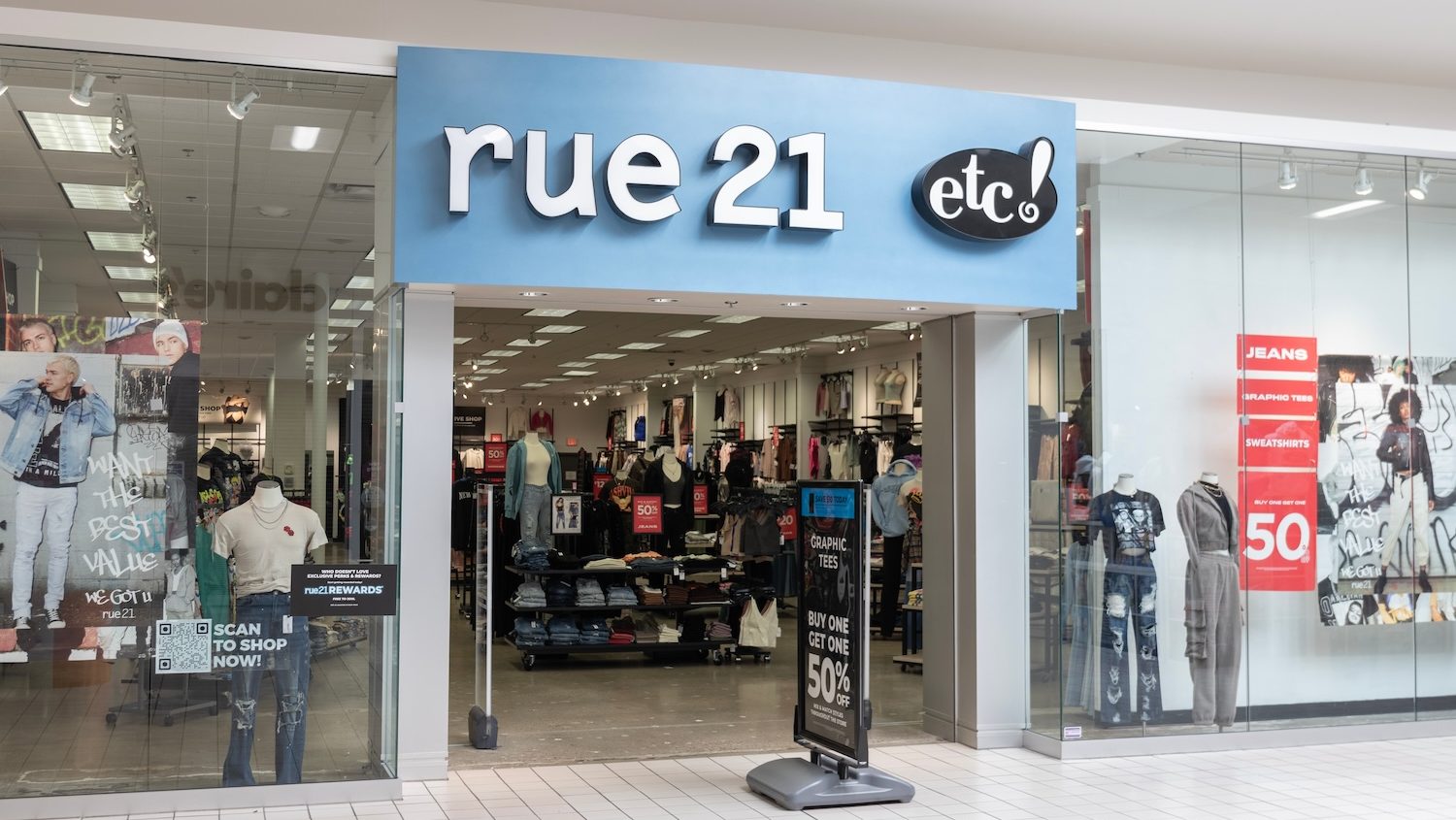 El minorista de ropa rue21 se declara en bancarrota: cerrará sus 540 ...