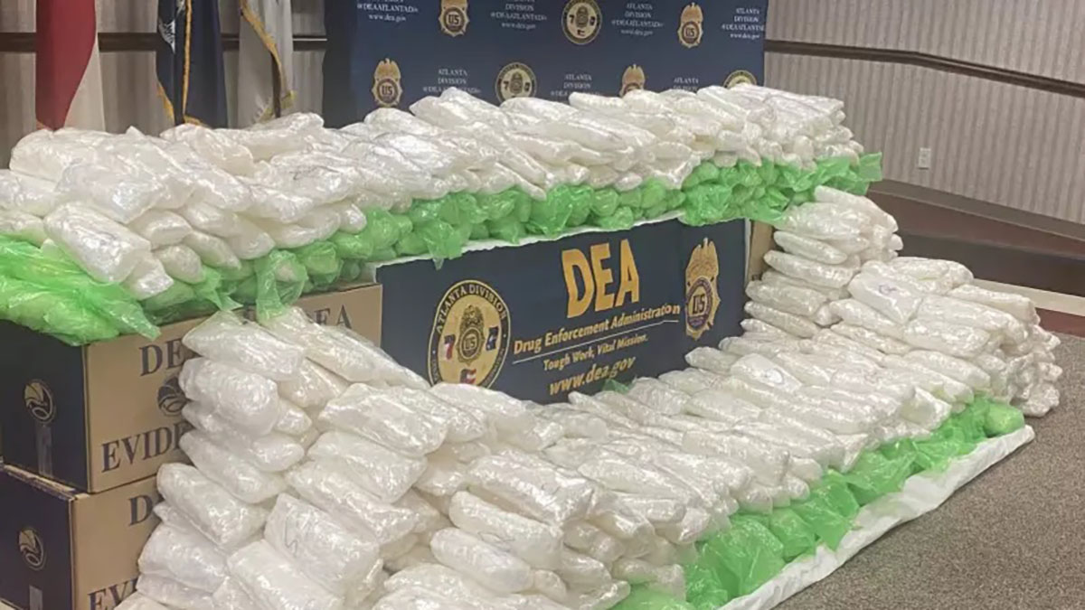 La DEA logra la mayor incautación de metanfetamina en Georgia - La Opinión