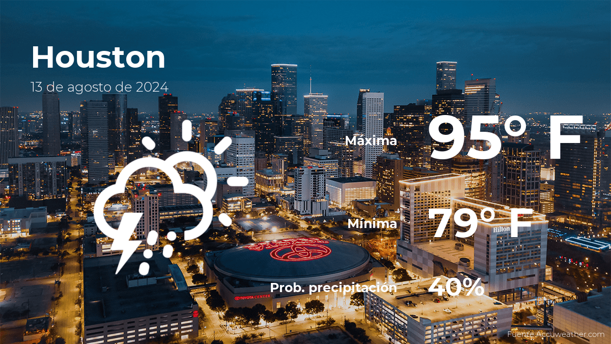 El tiempo de hoy en Houston para este martes 13 de agosto - La Opinión