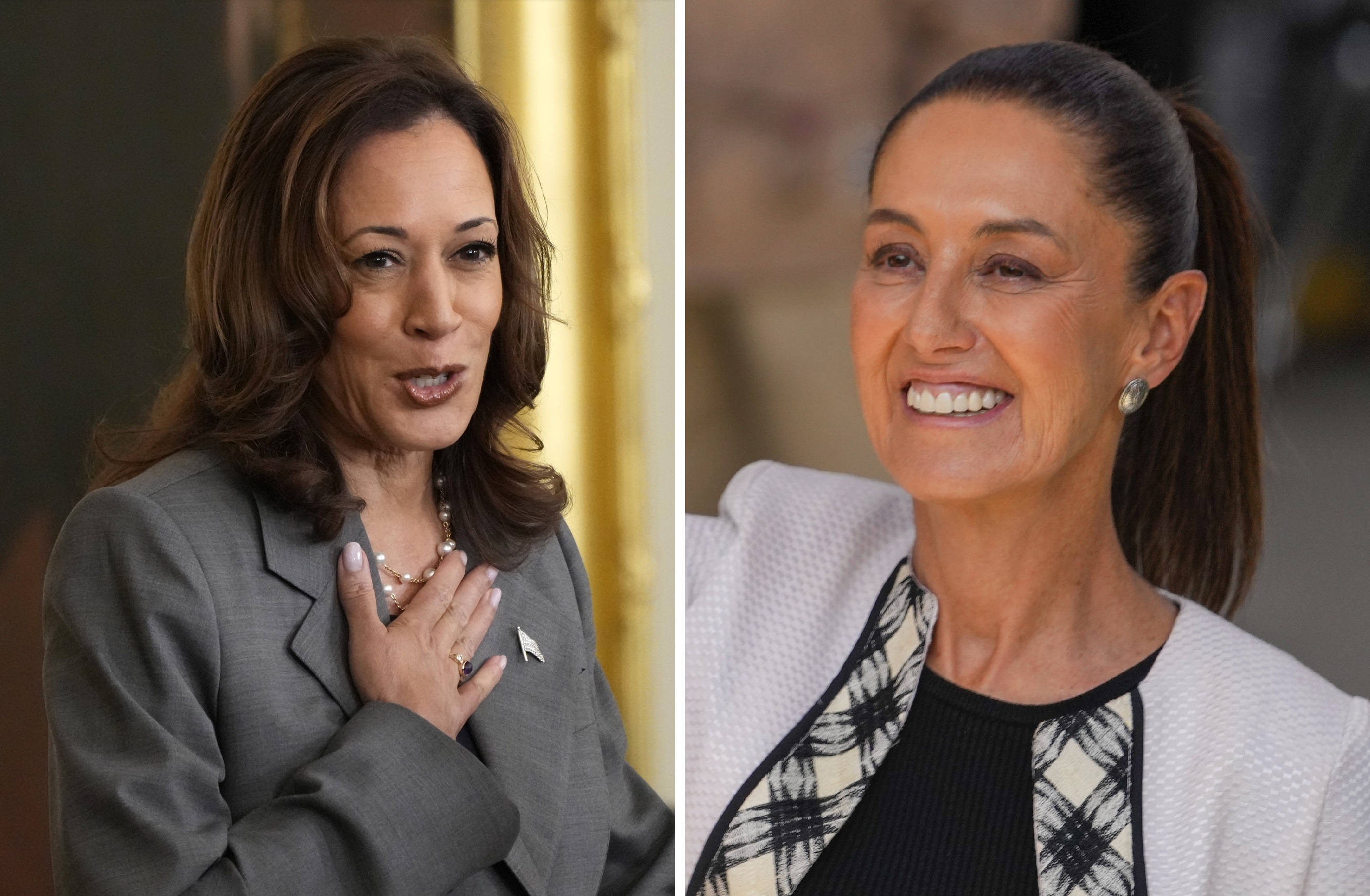 Kamala Harris felicitó a Claudia Sheinbaum, la nueva presidenta de ...