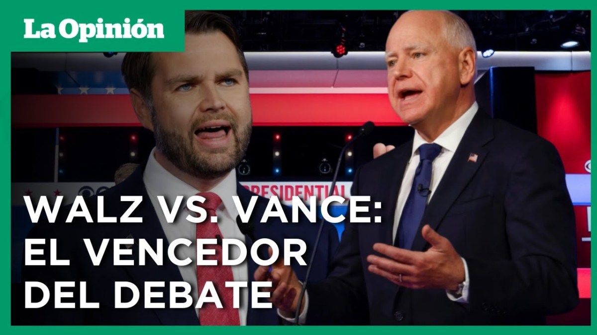 EN VIVO: ¿Quién ganó del debate entre J.D. Vance y Tim Walz? | La ...