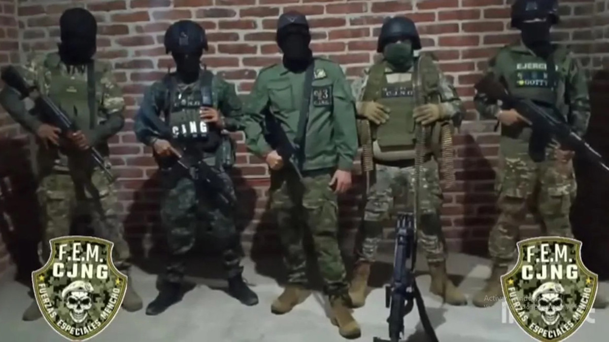El CJNG publicó un video para implantar toque de queda en un pueblo de ...