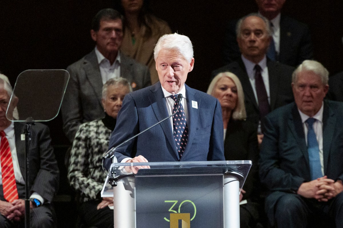 El expresidente Bill Clinton habló en la conmemoración de las 168 ...