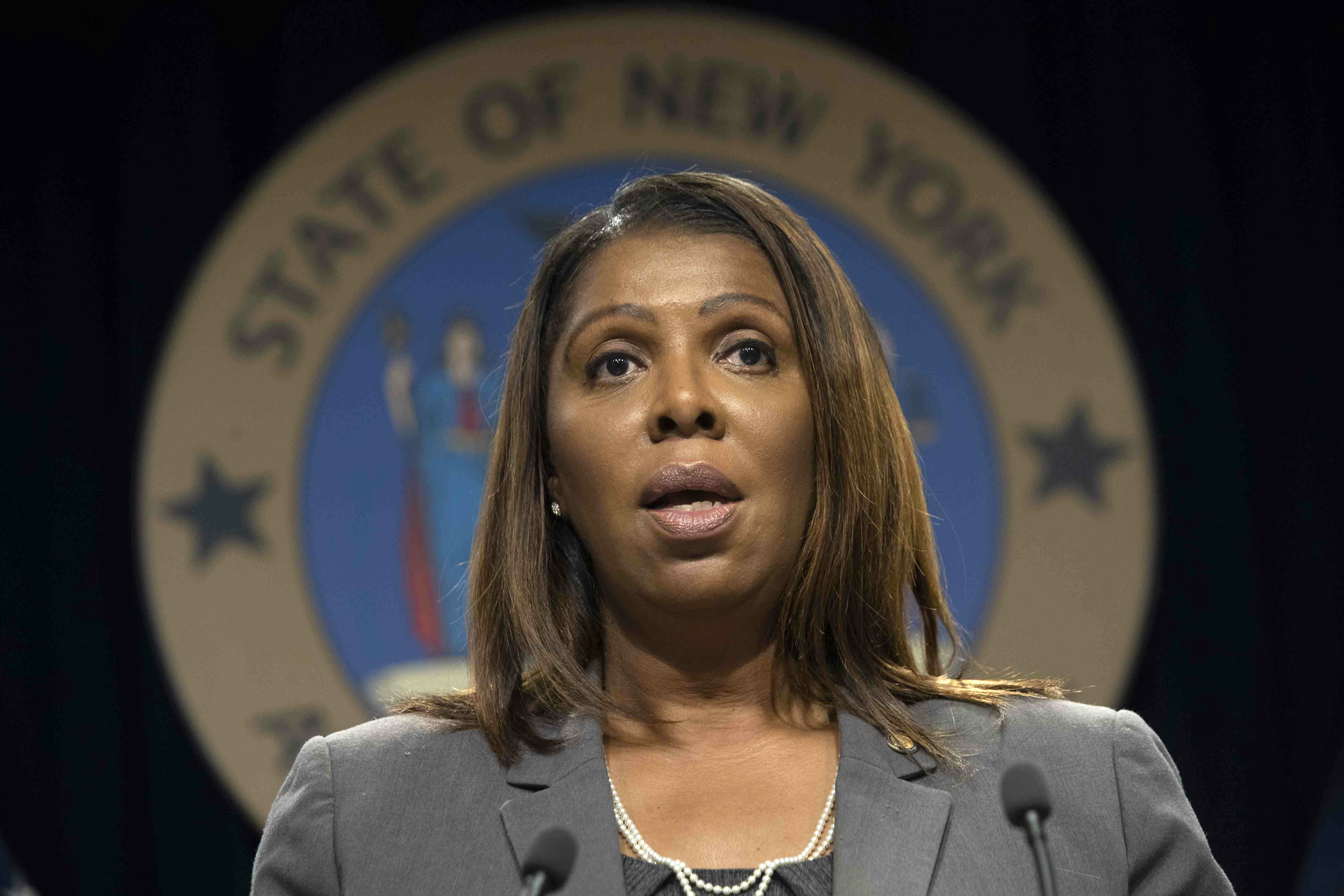 La fiscal general de Nueva York, Letitia James, enfrenta una ...