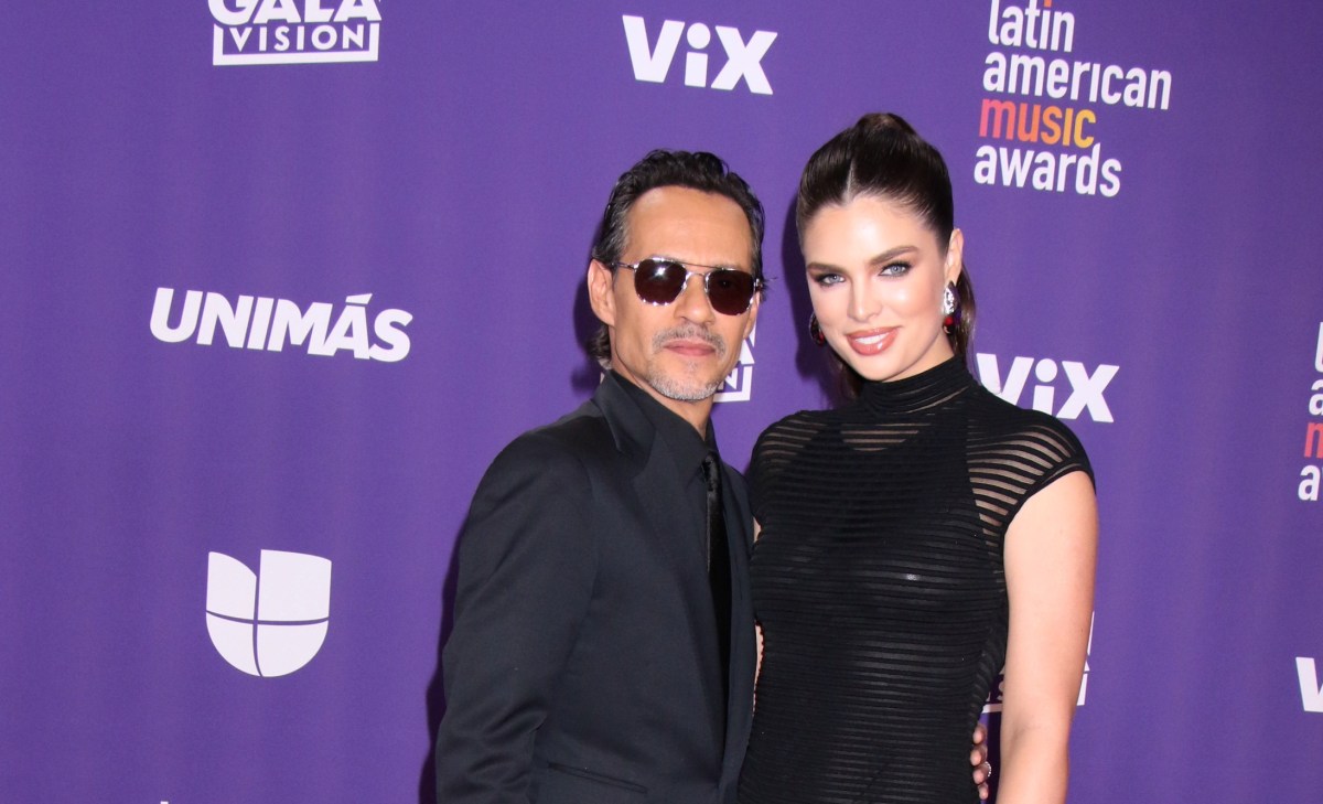 Marc Anthony y Nadia Ferreira se divirtieron en el concierto de Shakira ...