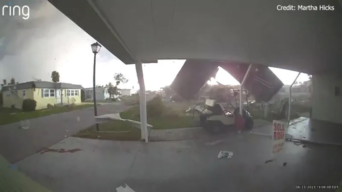 Impactante video muestra cómo un tornado levanta una casa en Florida ...