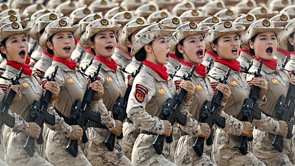 China revela sus nuevas armas y capacidades durante su enorme desfile ...
