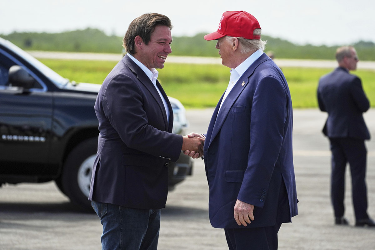 Ron DeSantis pretende congraciarse con Trump garantizándole un terreno ...
