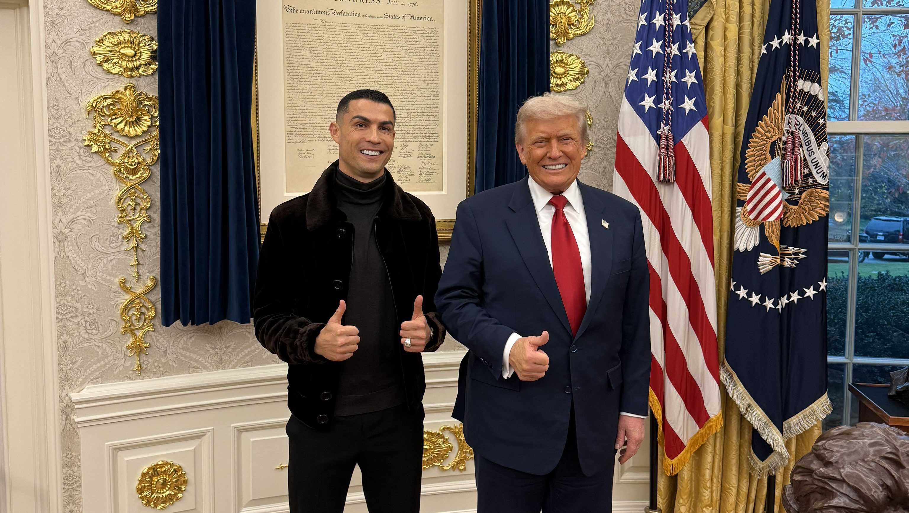 Cristiano Ronaldo visita la Casa Blanca y comparte un encuentro ...