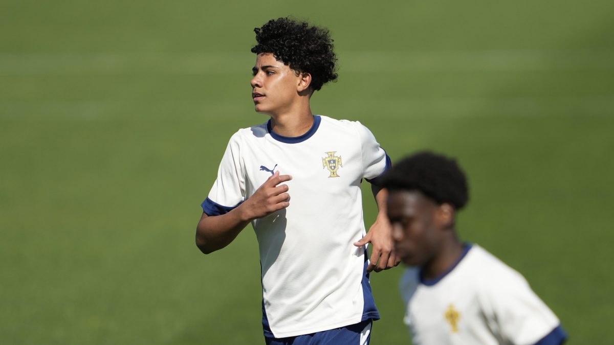 Cristiano Ronaldo Jr. anota su primer gol con la selección juvenil de ...