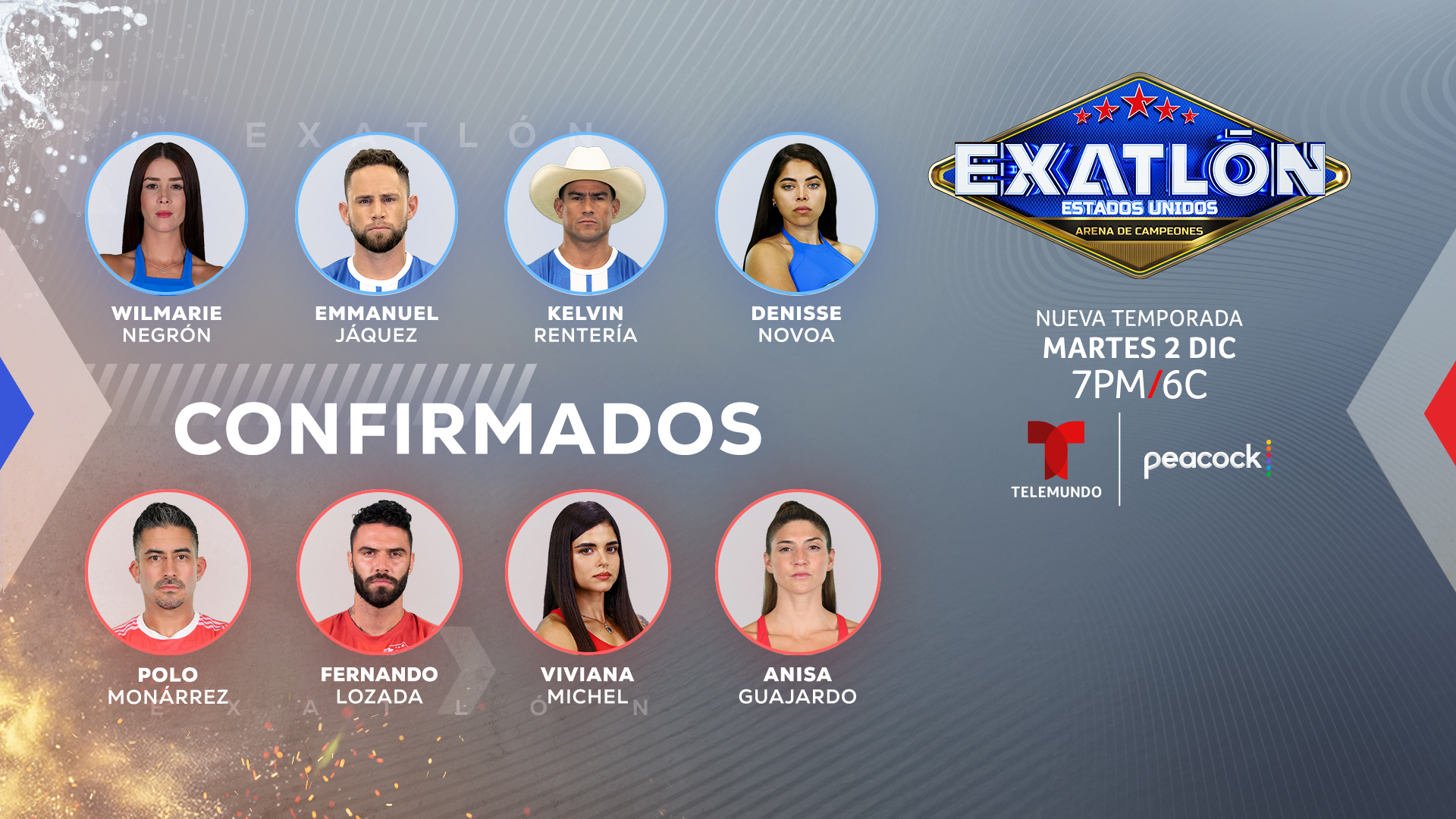 'Exatlón Estados Unidos' regresa a Telemundo con ocho guerreros de ...