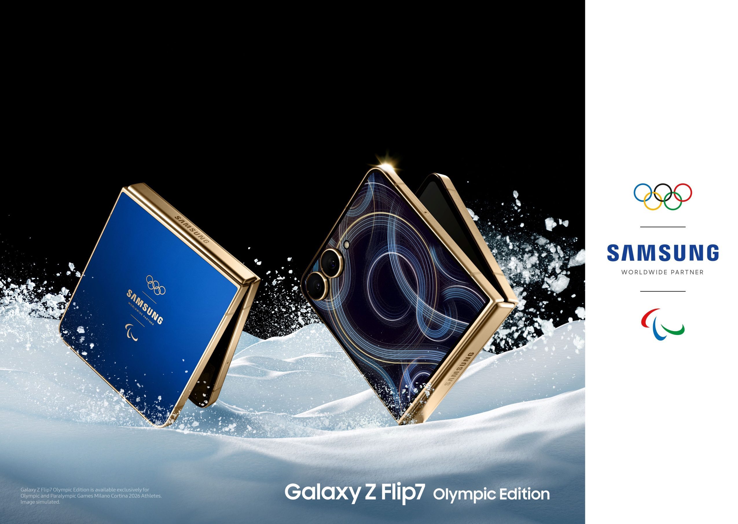 Samsung revela las primeras imágenes del Galaxy Z Flip7 Olympic Edition ...