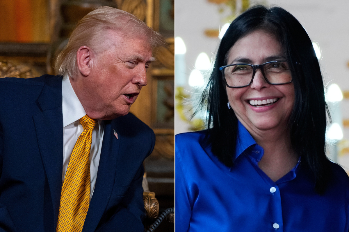 Trump habla con Delcy Rodríguez y dice que es “una persona fantástica ...