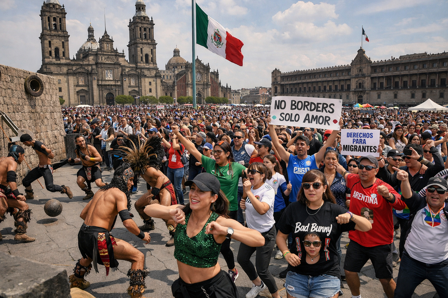 Ciudad de México baila por un Mundial sin fronteras: fiesta masiva en ...
