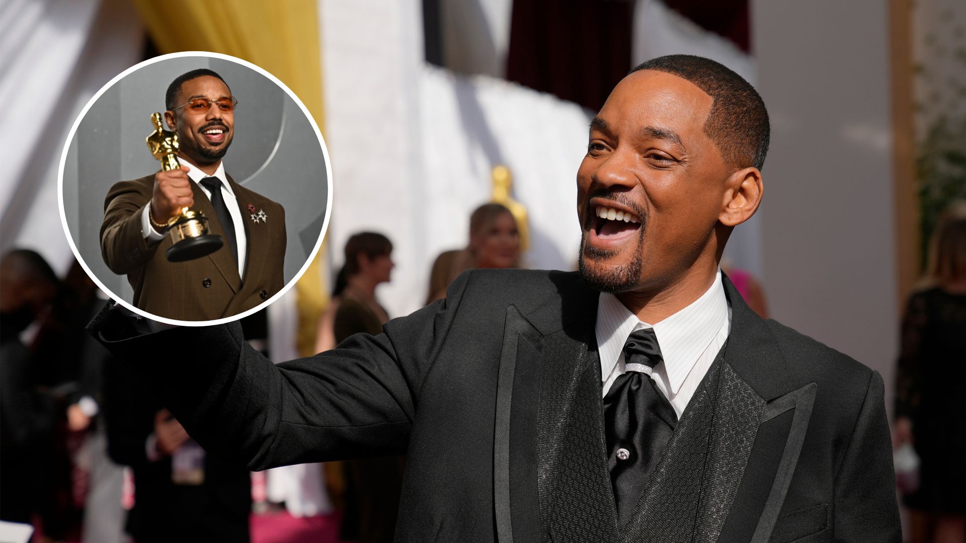 Will Smith celebra el triunfo de Michael B. Jordan en los Premios Oscar ...