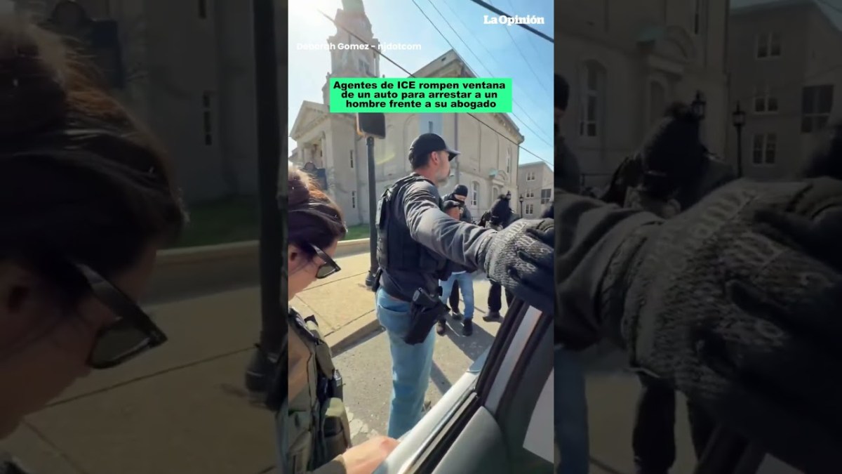 Agentes de ICE rompen ventana para arrestar a un hombre frente a su ...