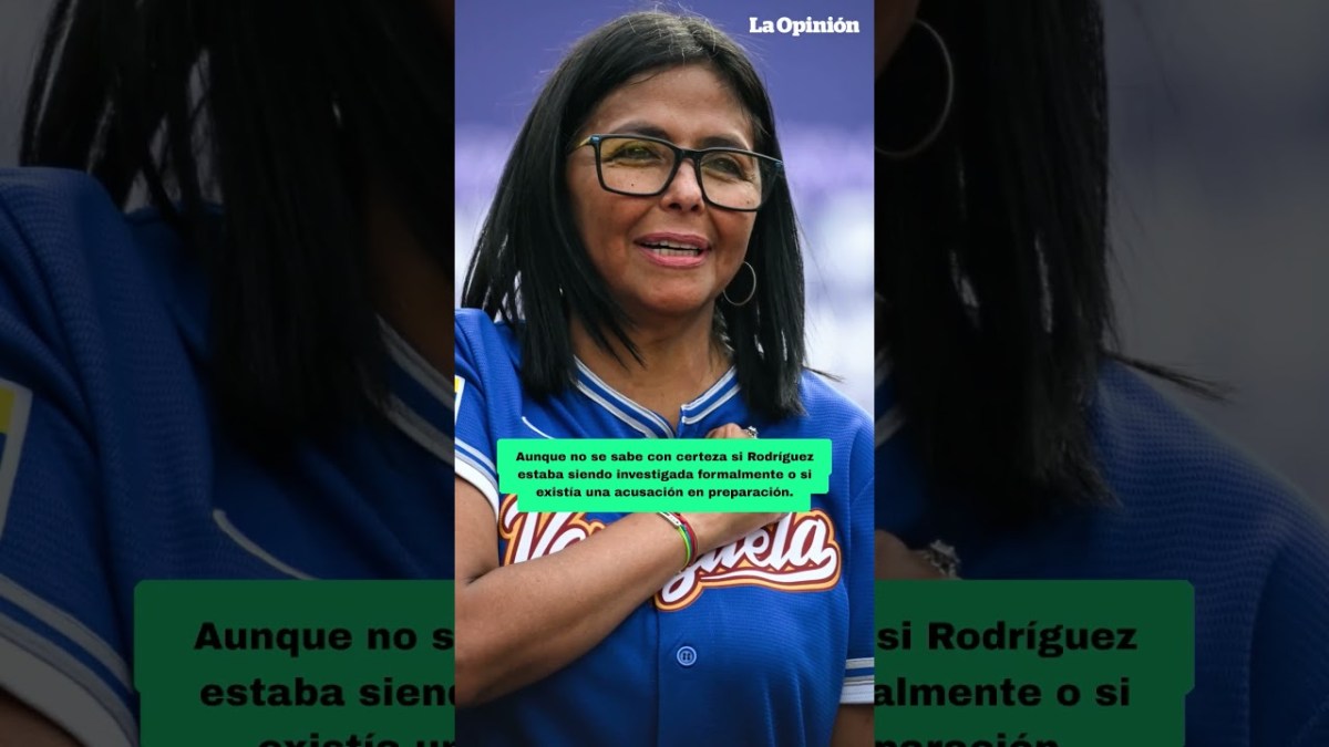 ¿Delcy Rodríguez ya no será investigada por orden del gobierno de ...