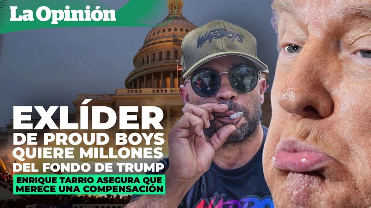 Enrique Tarrio condenado por el asalto al Capitolio busca compensación ...